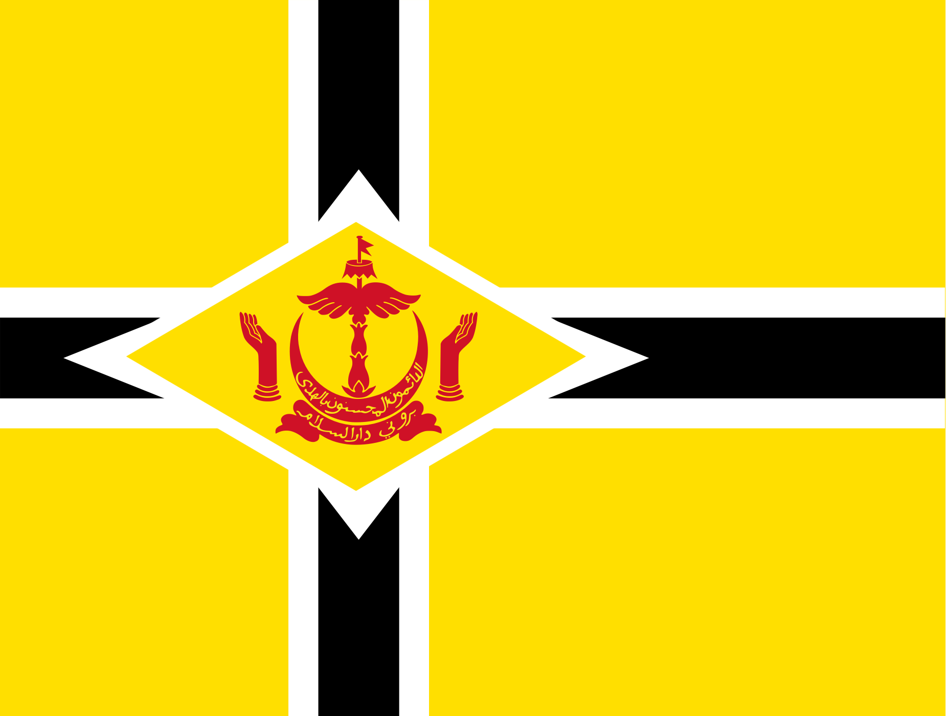 Brunei Nordic Flag - Flag Creator