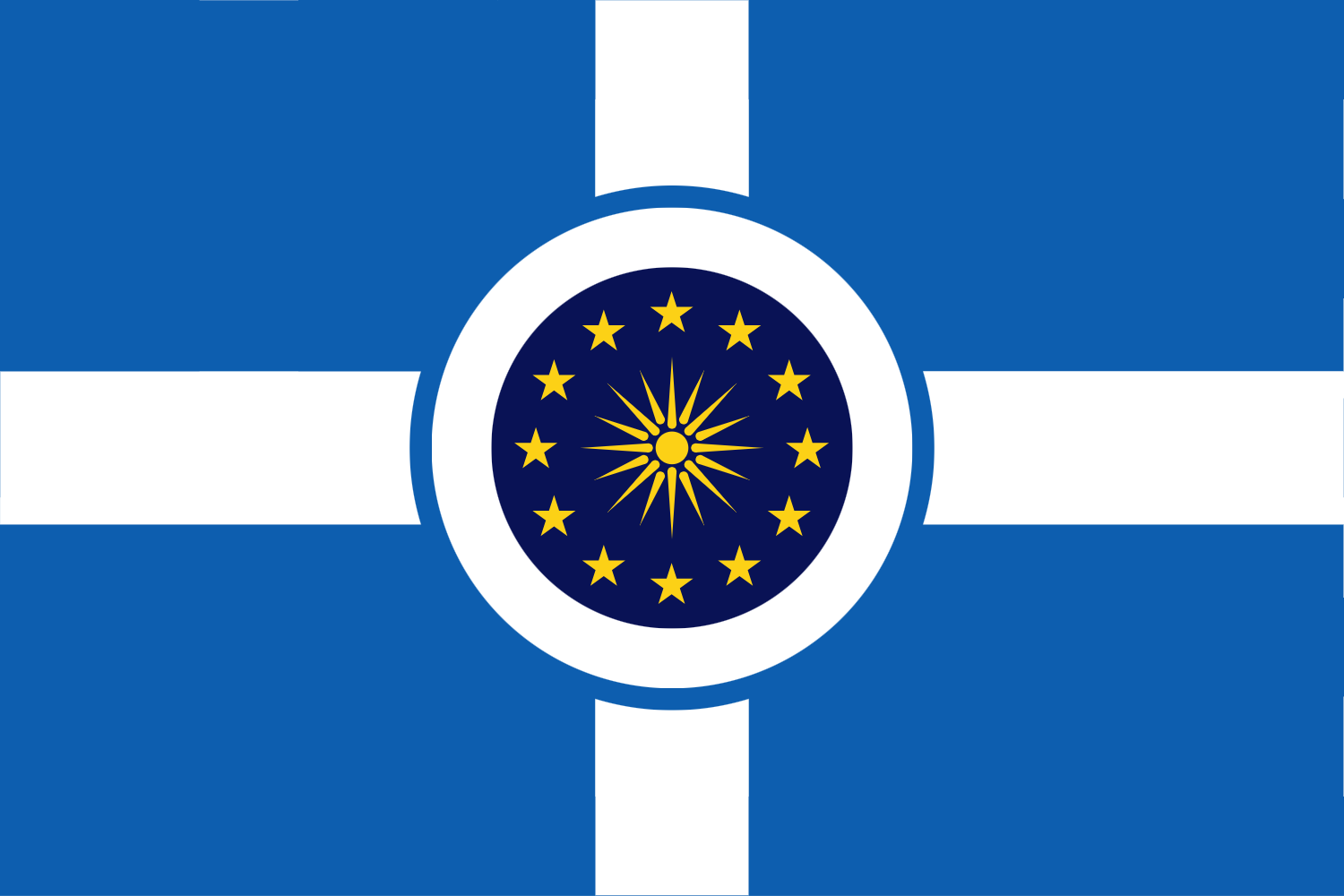 Greek EF Flag - Flag Creator